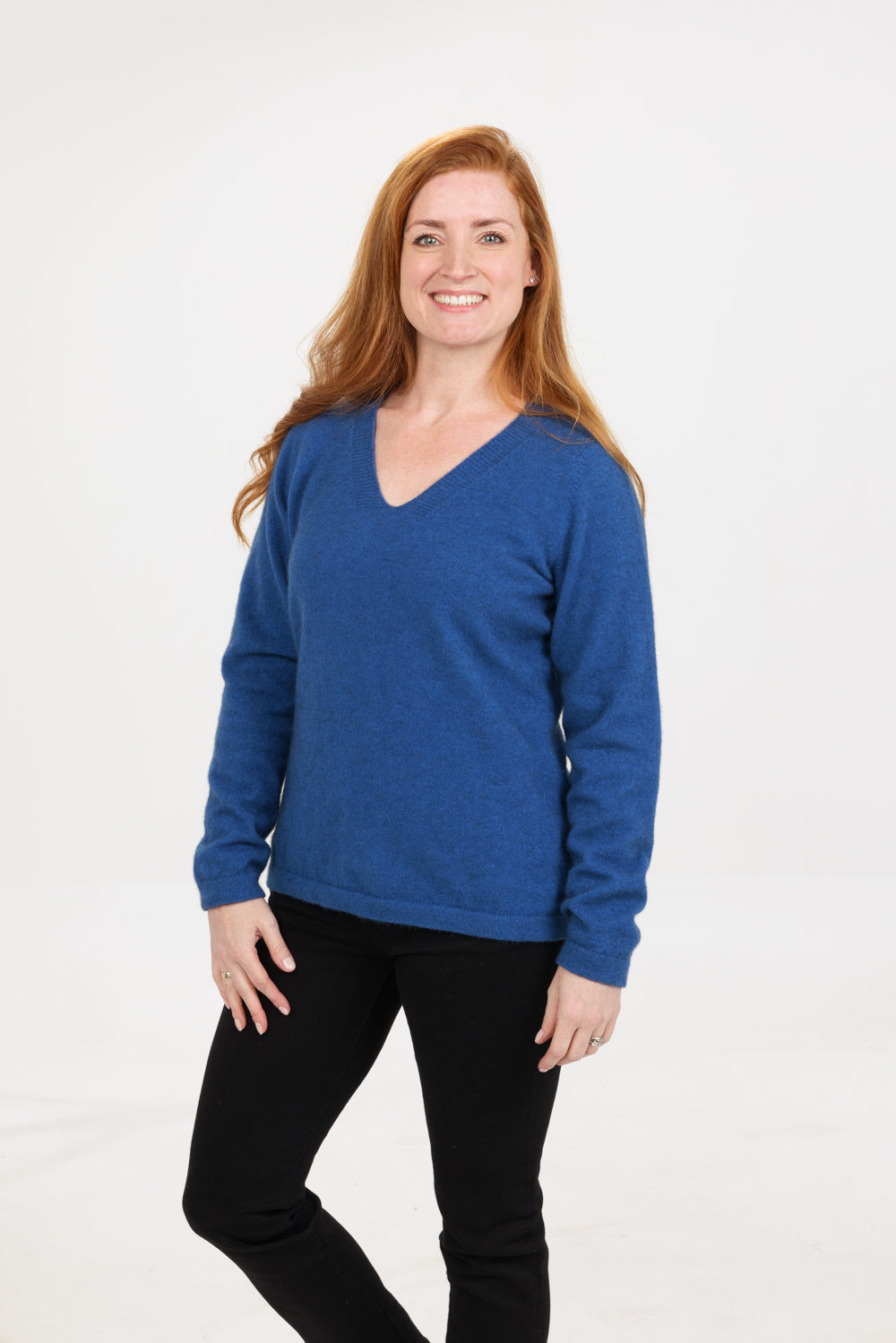 Vee Neck Plain Sweater – Native World